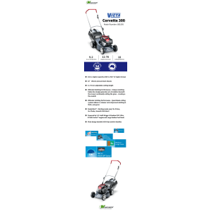 VICTA Corvette 300 Mower (881895) | B.W. Machinery