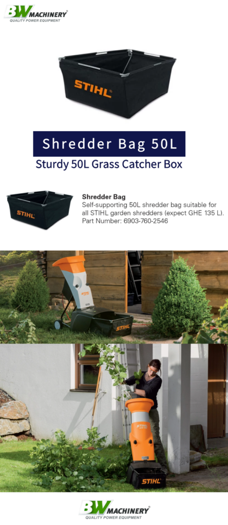 STIHL Shredder Bag 50L - 69037602546 | B.W. Machinery