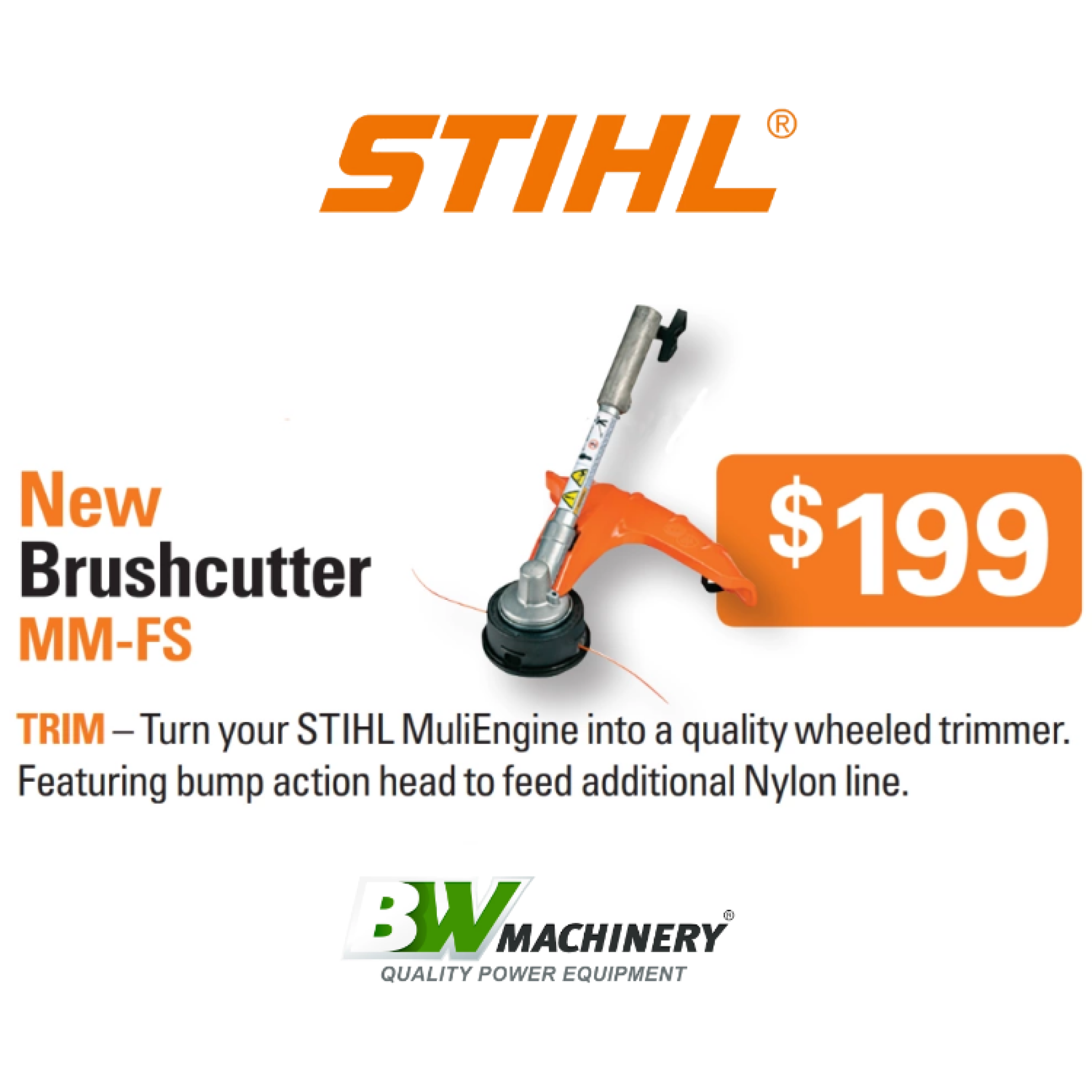 STIHL FS-MM Brushcutter MultiTool Attachment | B.W. Machinery