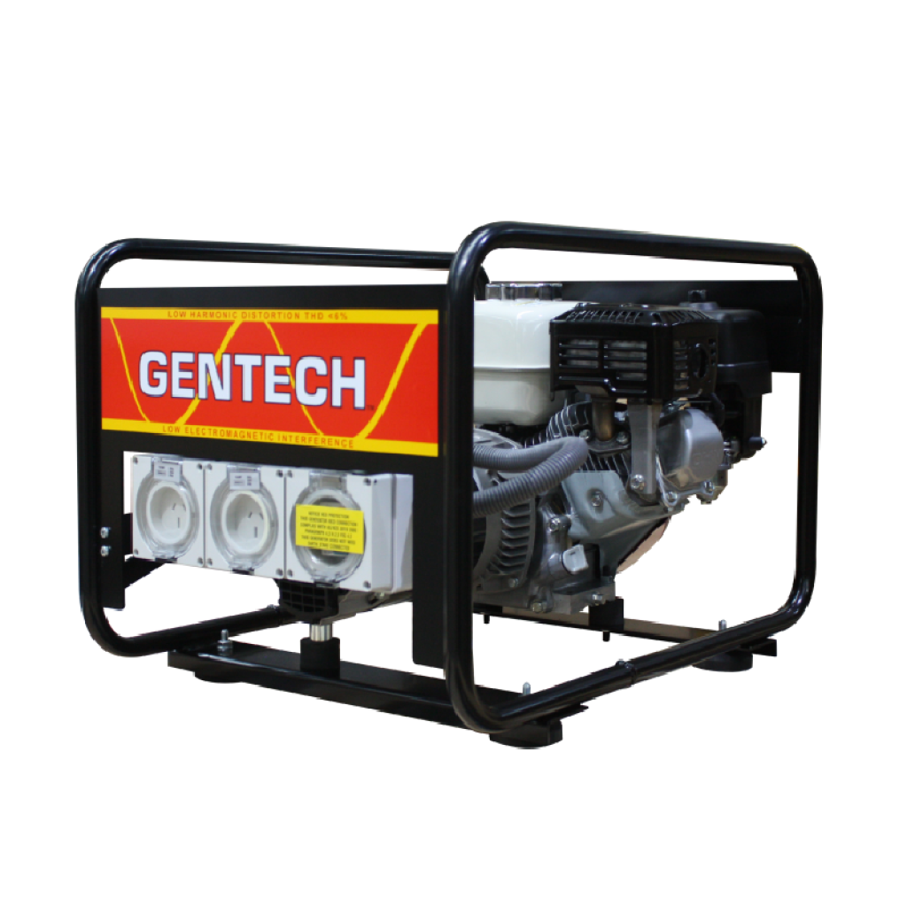 Gentech EP3400HSR-RCD Generator (3.4kVA) "RCD" | B.W. Machinery