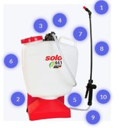 SOLO 441Li Battery Operated Backpack Sprayer | B.W. Machinery