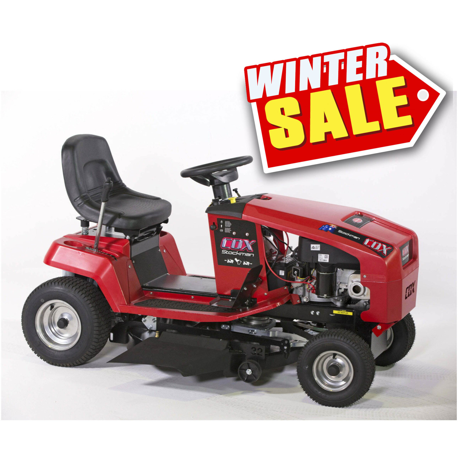 COX Stockman CTH15B32 Ride On Mower | B.W. Machinery